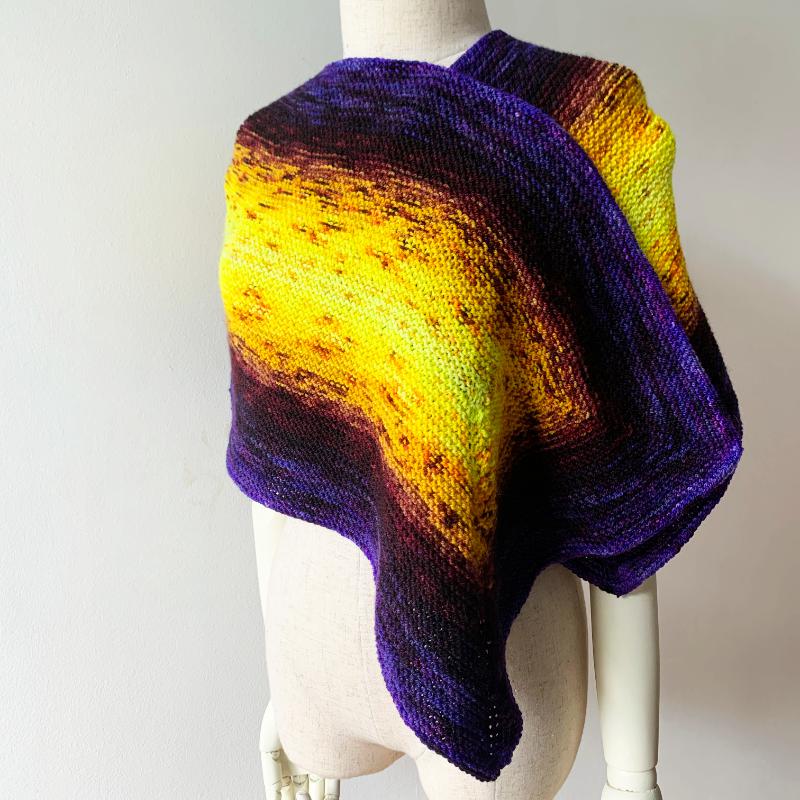 Mercator Rectangular Wrap Knitting Pattern – Infinite Twist