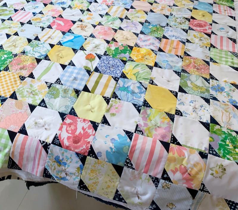 Half-Snowball Quilt Free Tutorial – Infinite Twist